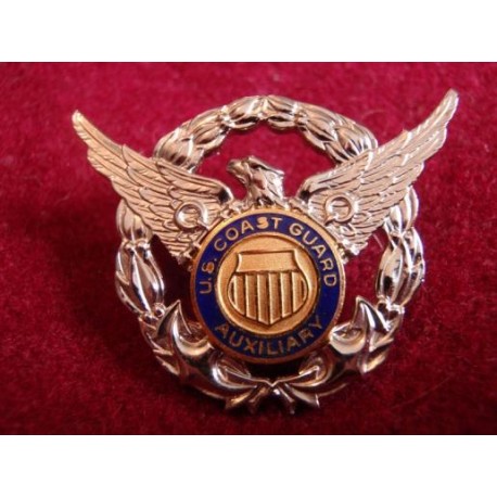 U.S Coast Guard Auxiliary B/M Badge - Gradia Military Insignia
